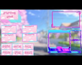 Twitch Animated Stream Overlay Package, Red Devil Theme Overlay Package ...