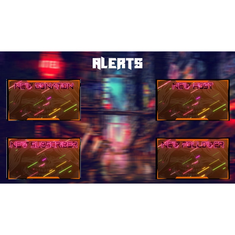 Twitch Animated Stream Overlay Package, Red Devil Theme Overlay Package ...