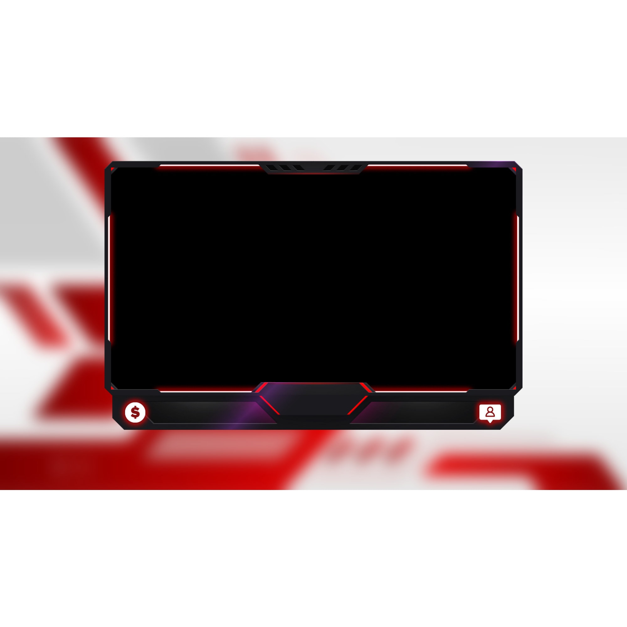 Twitch Animated White Theme Stream Overlay Package, Anime Style Overlay ...