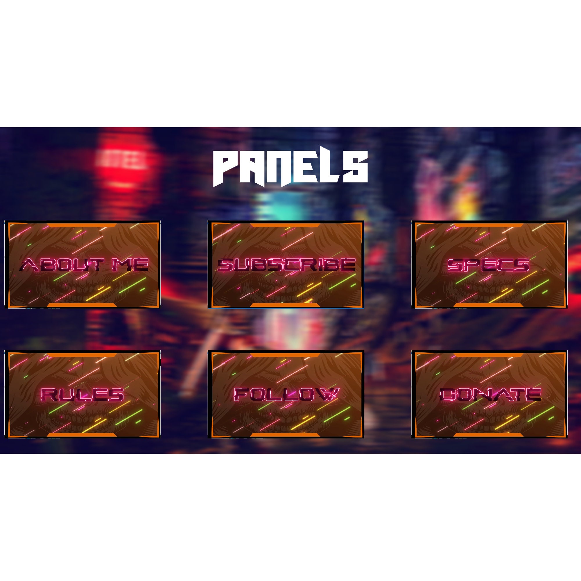 Twitch Animated Stream Overlay Package, Red Devil Theme Overlay Package ...