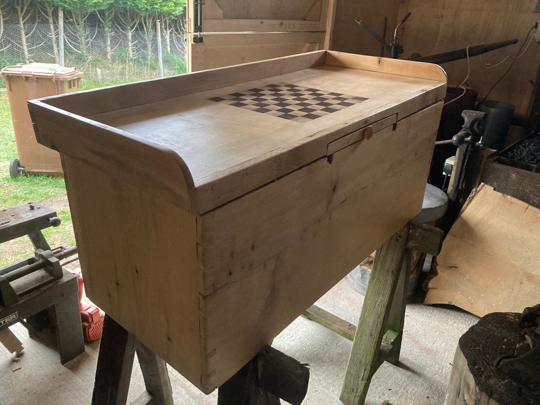 Solid Cedar Toybox With Games - Etsy