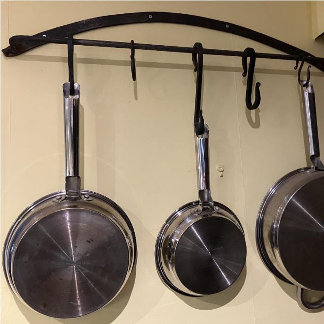 Pan Rack Hand Made by Our Own Blacksmith - Etsy