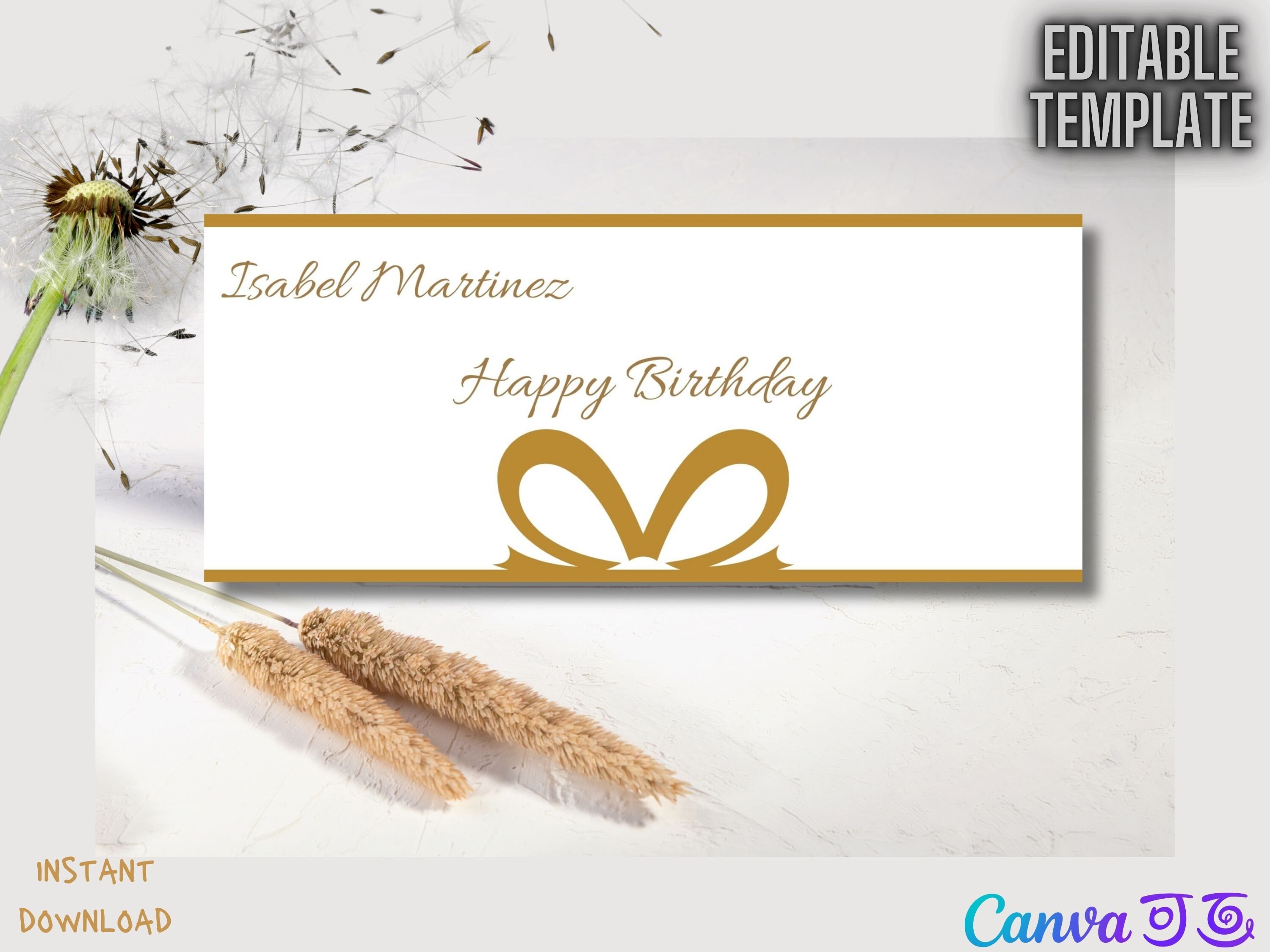 Happy Birthday Boarding Pass Template Printable Surprise Fake Airline ...