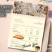 Cake Invoice Template Editable Bakery Invoice Custom Order Form ...