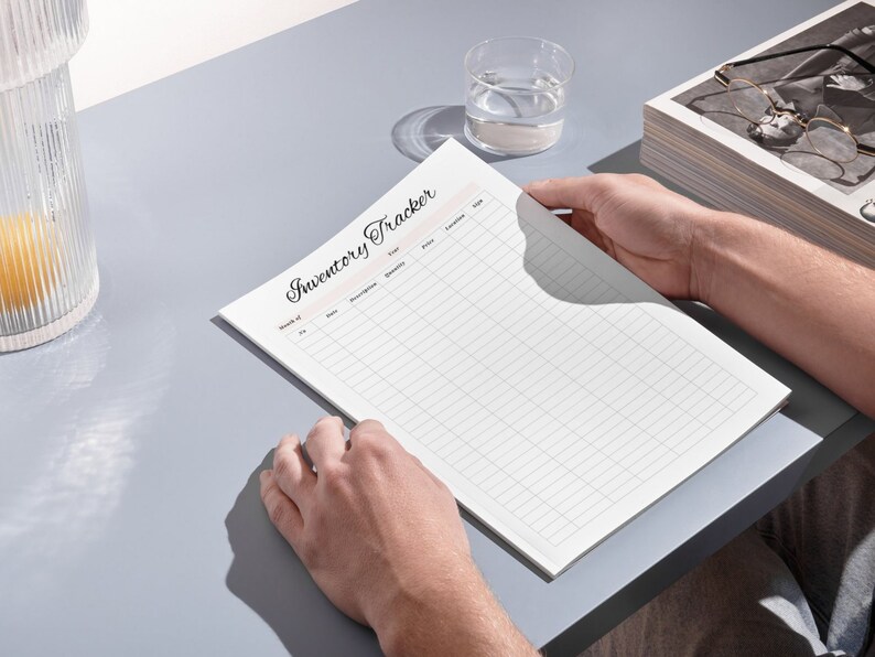 Editable Inventory Log Inventory Tracker Product Inventory Inventory ...