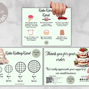 Cake Cutting Care Template | Guide for Perfect Slices Perfect Cake ...