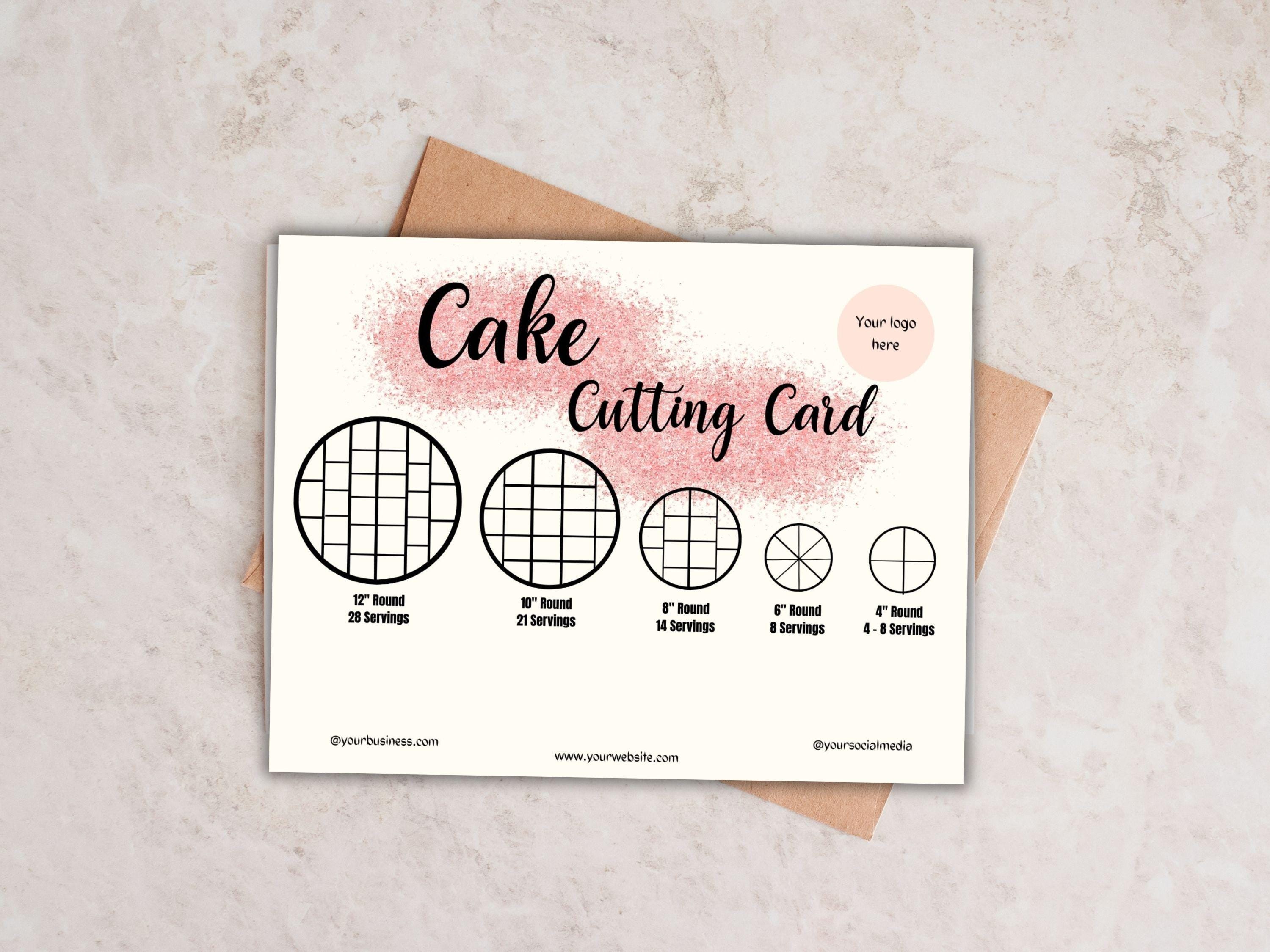 Editable Cake Care Guide Template Printable Cake Care Instructions for ...