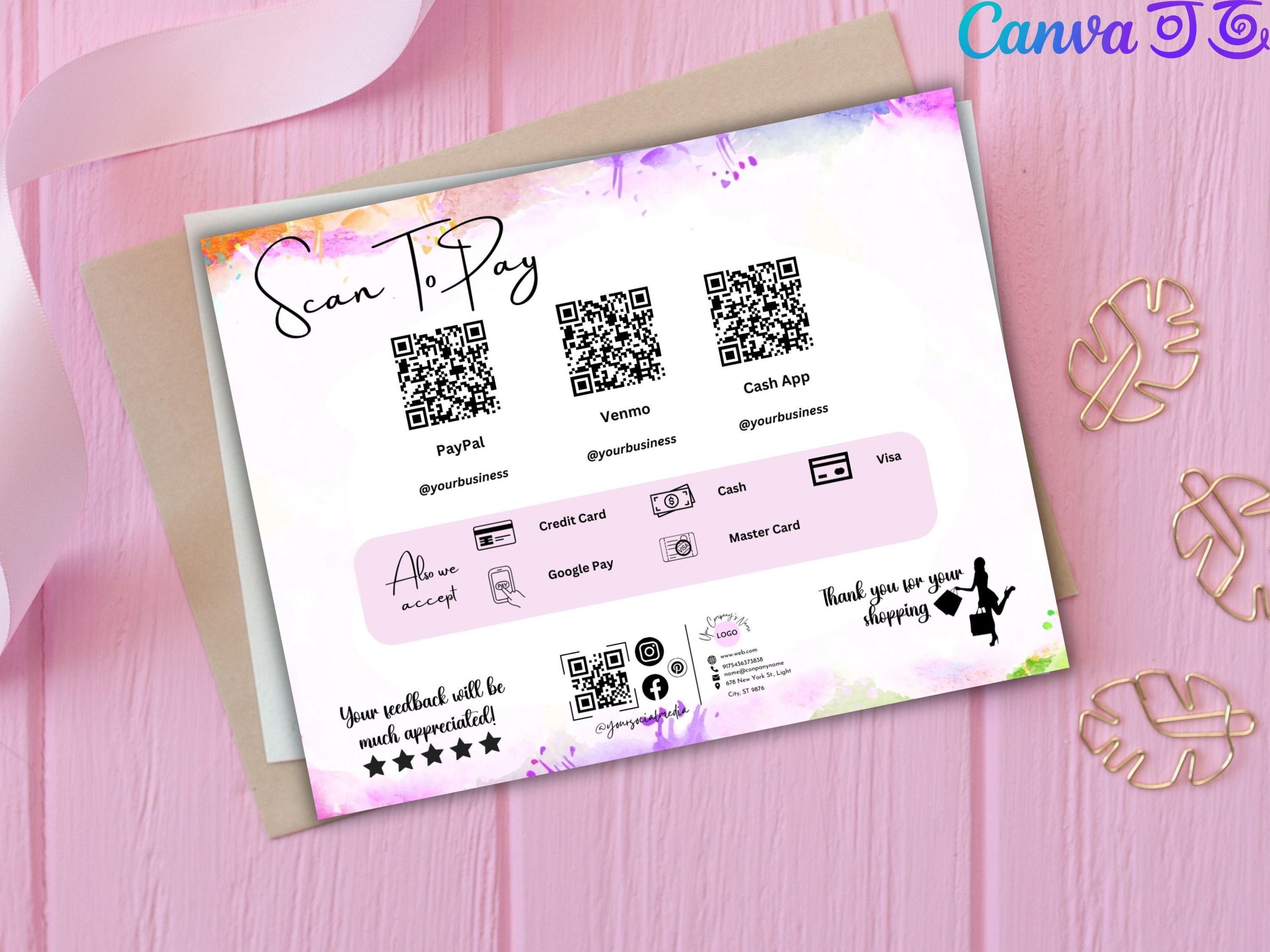 Cake Care Card Cake Cutting Card Scan to Pay Cake Cutting Guide Bakery ...