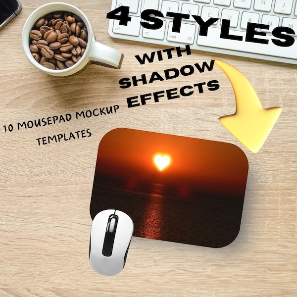 Circle Mouse Pad Mockup - Etsy