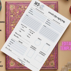 Wooden Sign Order Form Template Printable Craft Sign Order Form ...