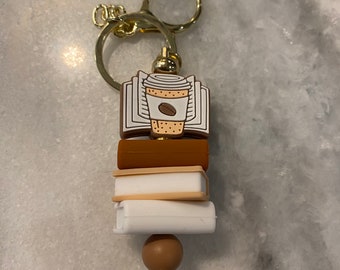 Book Keychain - Etsy