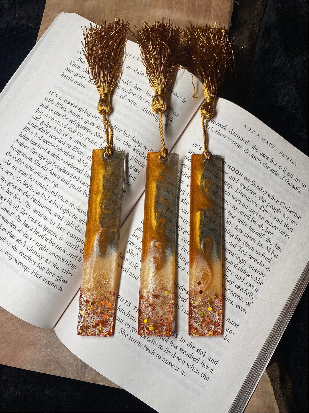 Homemade Epoxy Resin Bookmark - Etsy