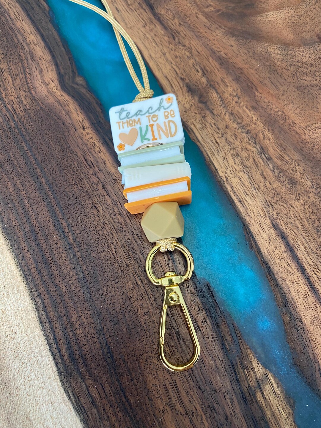 Teacher Lanyard, Lanyard Beaded, Cute Breakaway Lanyard, Lanyard ...