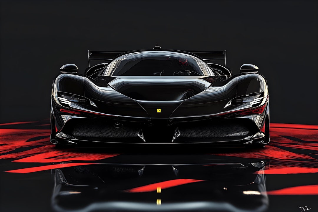 Ferrari SF90 - Digital Print - Etsy