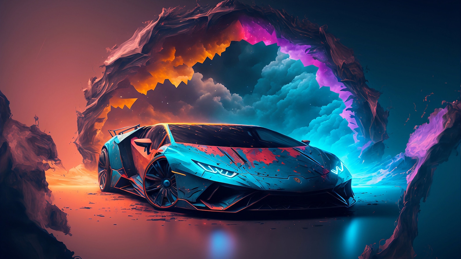 Lambo - Digital Print - Etsy