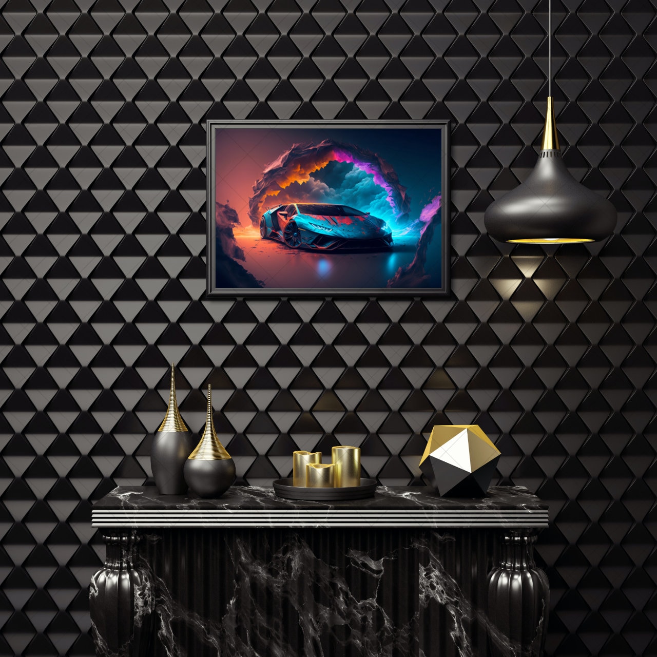 Lambo - Digital Print - Etsy