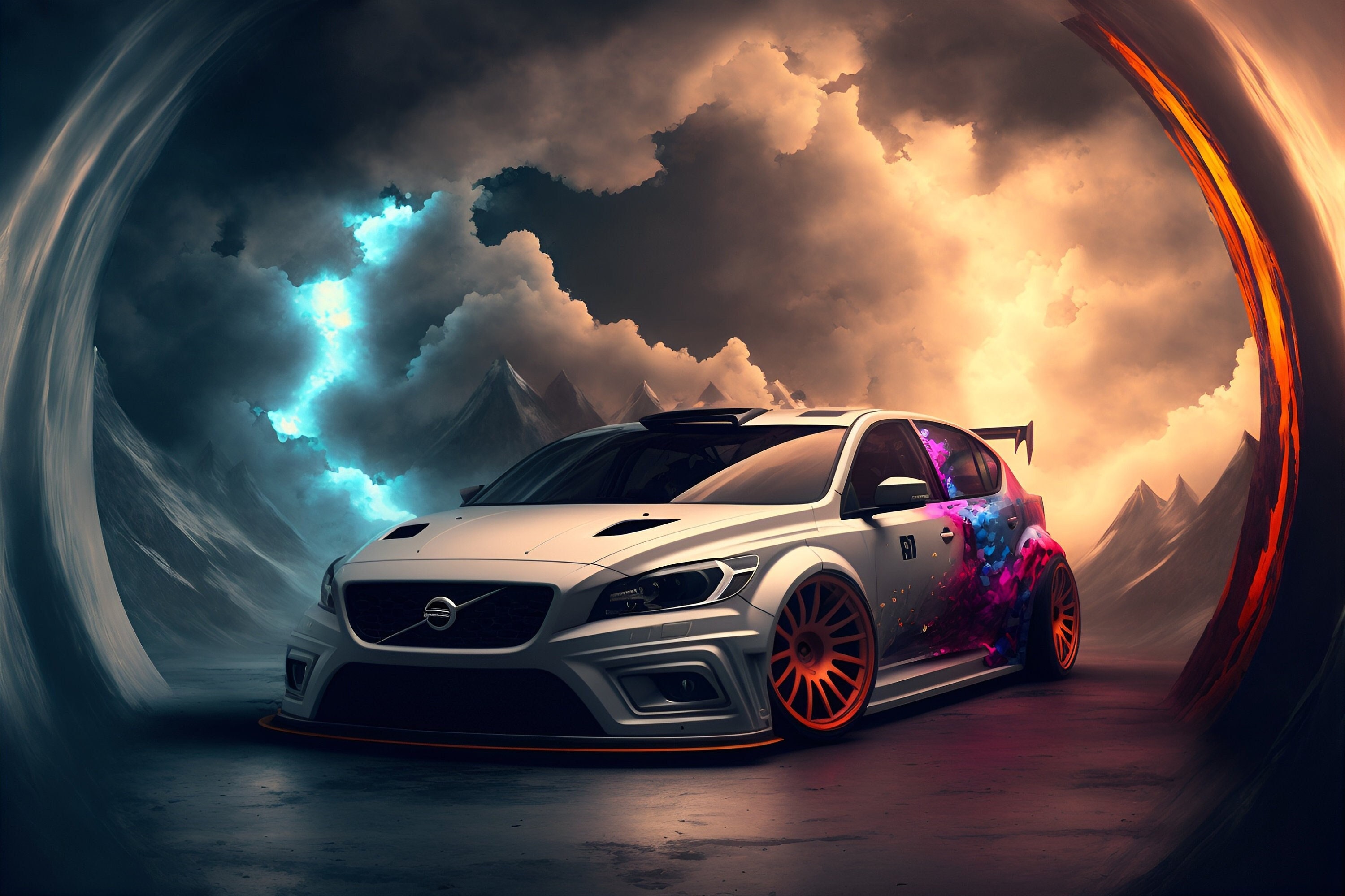 Volvo C30 Concept - Digital Print - Etsy