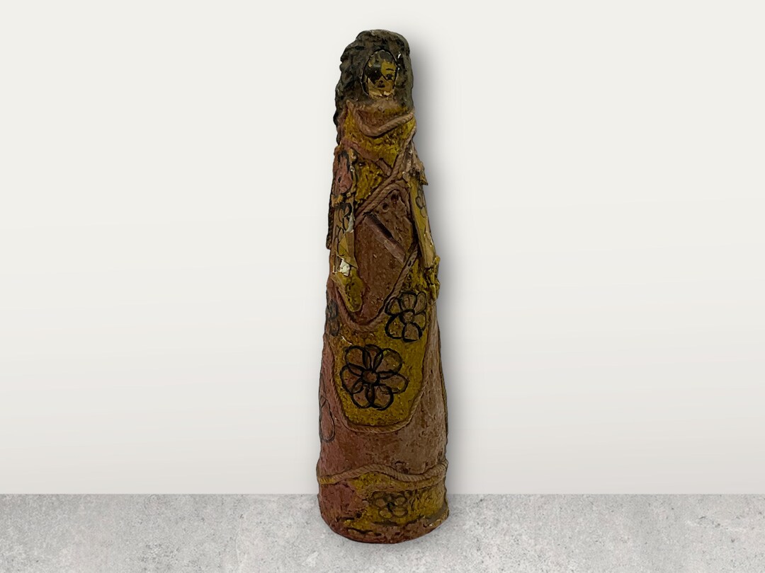 Vintage, Gypsy Folkart Figurine, Home Decor, Collectible, Circa 1960 - Etsy