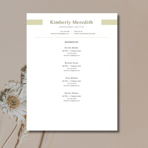 Editable Modern Resume Template Professional CV for Job Seekers Instant ...