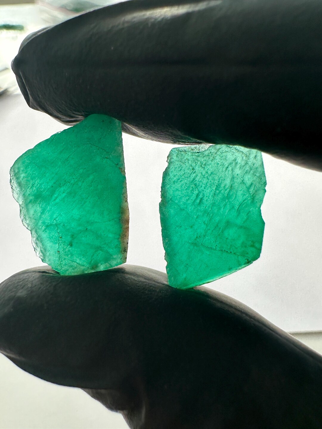 AAA Grade Emerald Crystal | Emerald Chips | Natural Raw Emerald Slices ...