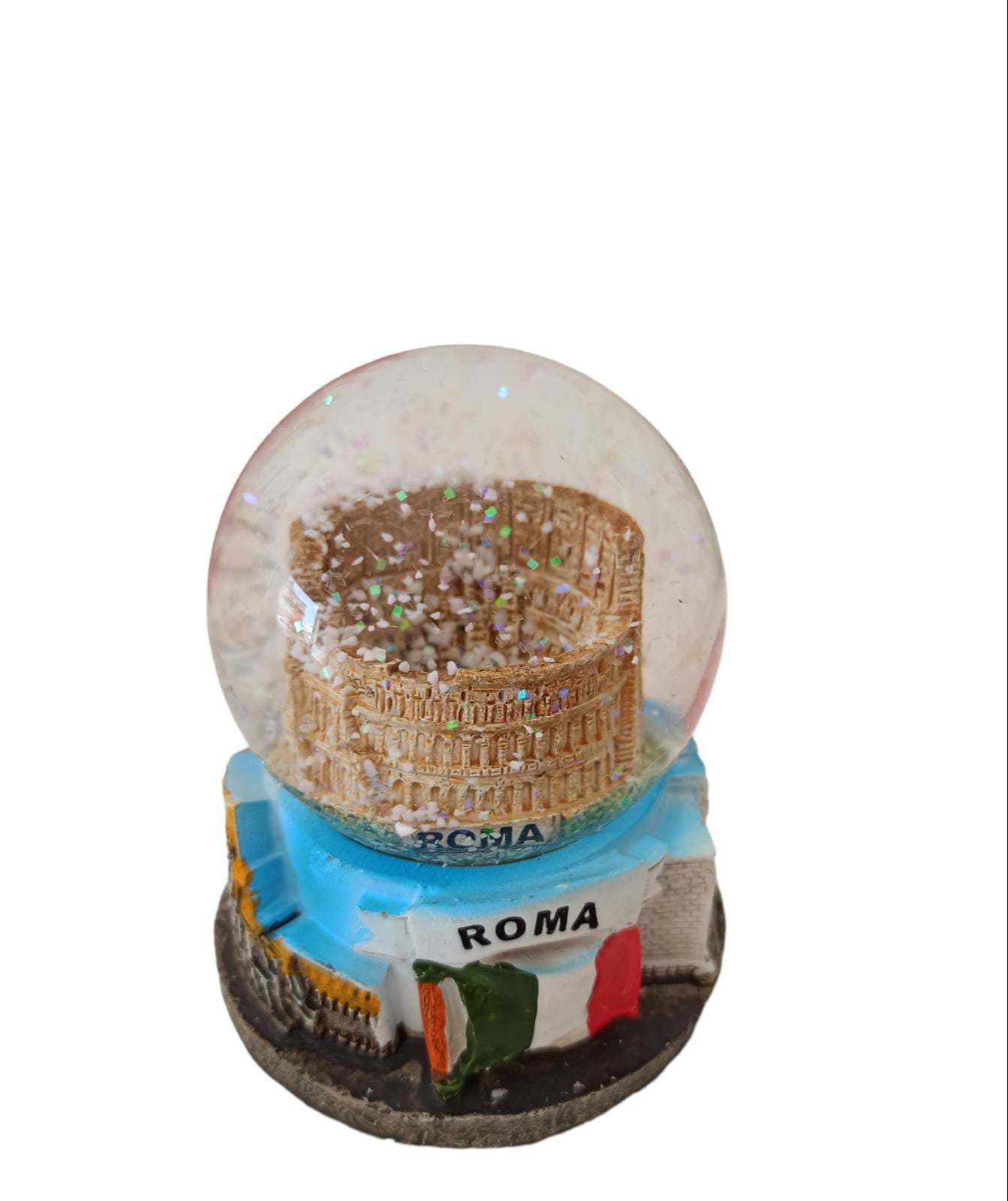Glass Balls Spheres With Snow Souvenir Rome Colosseum St. Peter - Etsy