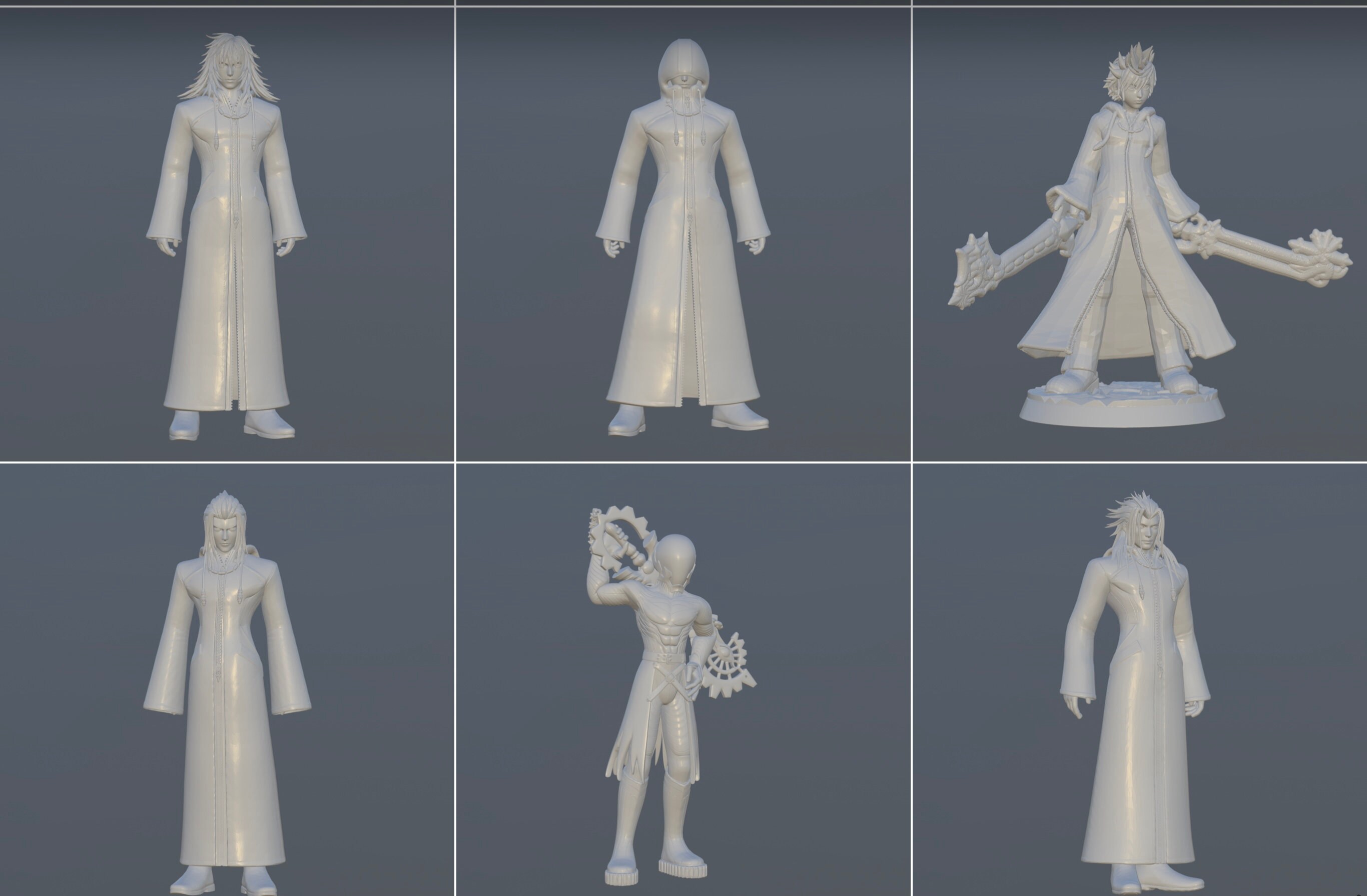 Kingdom Hearts Pack - 15 STL Figures for 3D Printers Altar - Etsy