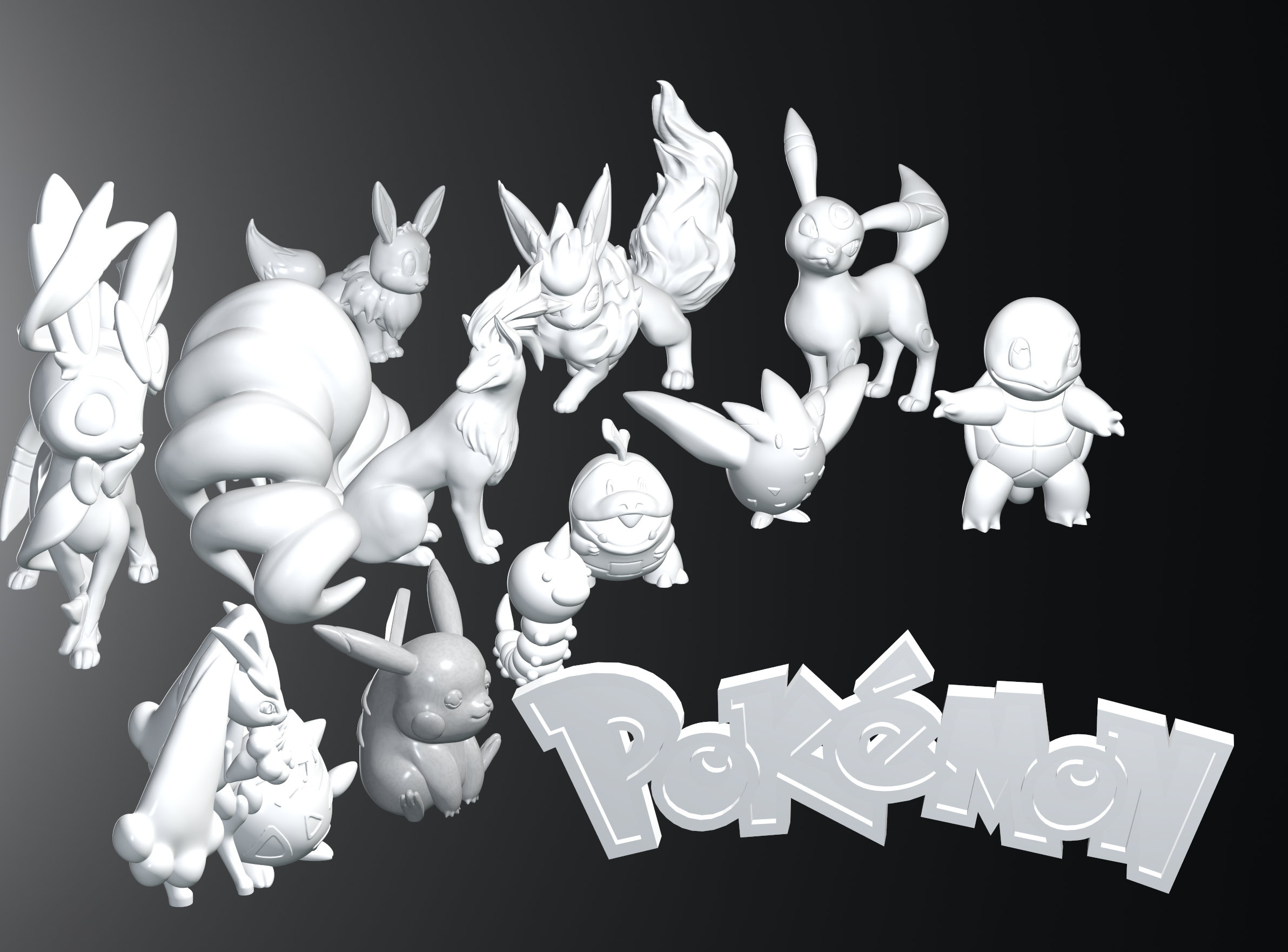 Pack Pokemon 104 Pack Printer Stl Files Pokemon 3D Figure - Etsy