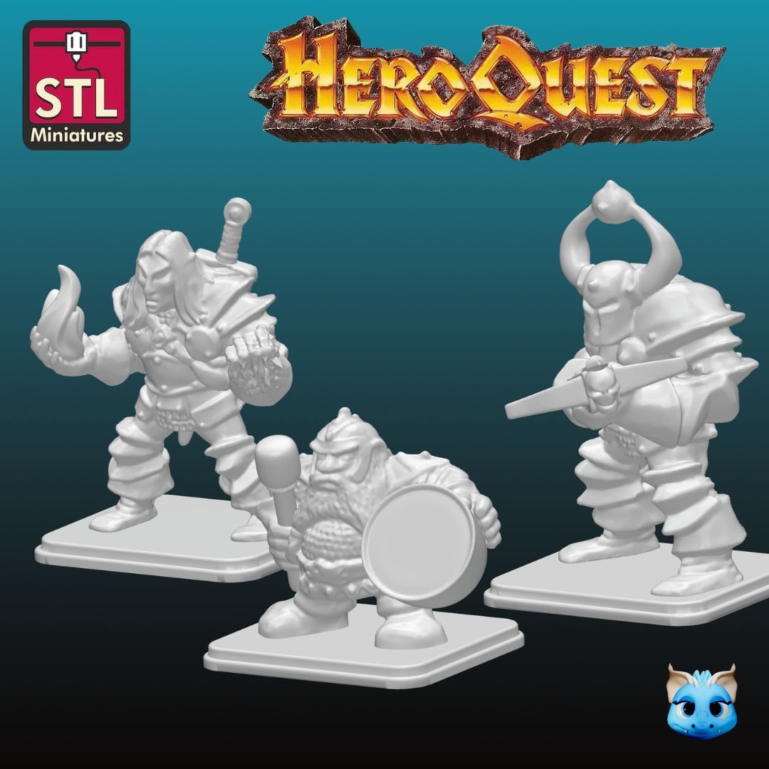 Heroquest-inspired RPG Character Collection - Handcrafted Digital ...