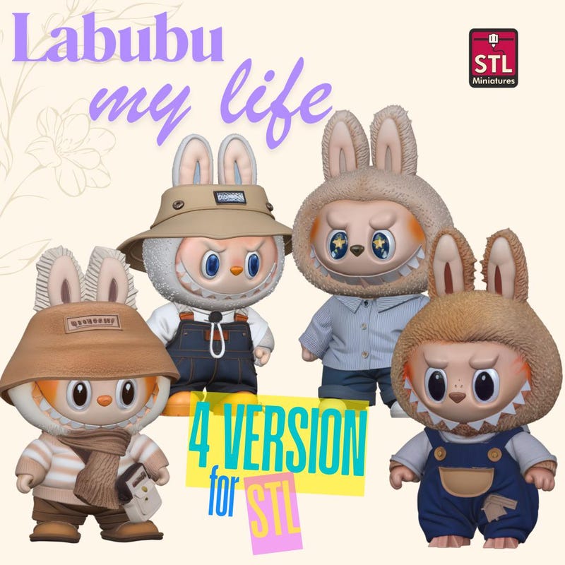 Labubu Stl Files - Etsy