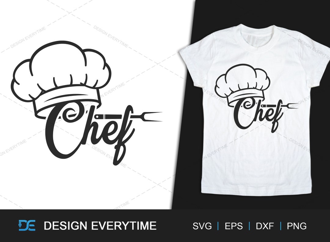 Chef Typography SVG, Chef Vector, Chef Craft, T Shirt Design, Master of ...