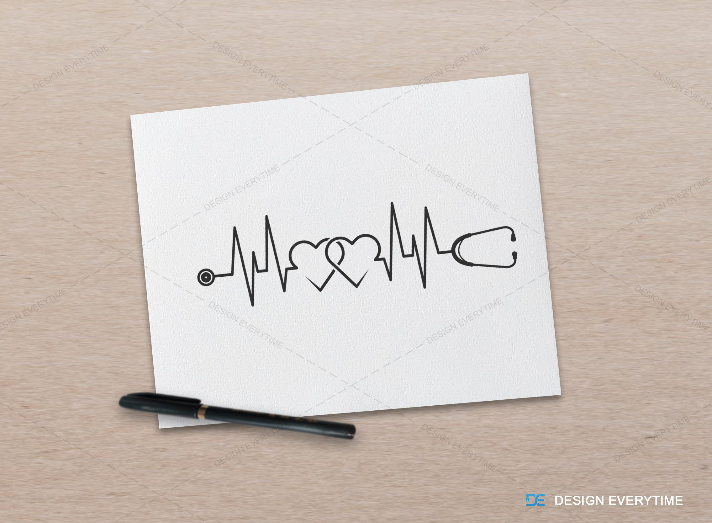Premium Stethoscope With Heart Shape Design Bundle - Listen to Your ...