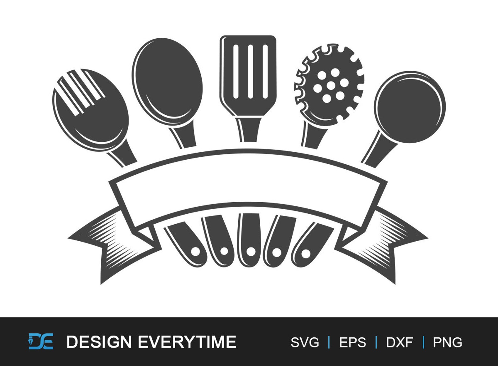 Wooden Spoon SVG, Cooking Spoon SVG, Restaurant Equipment, Cooking ...