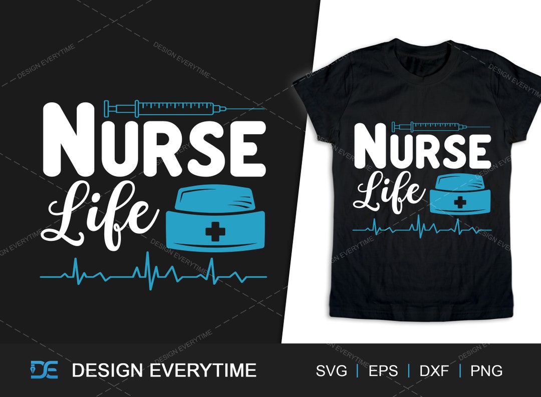 Nurse Life Quotes SVG, Nurse Life SVG, Nurse Life Style SVG, Typography ...
