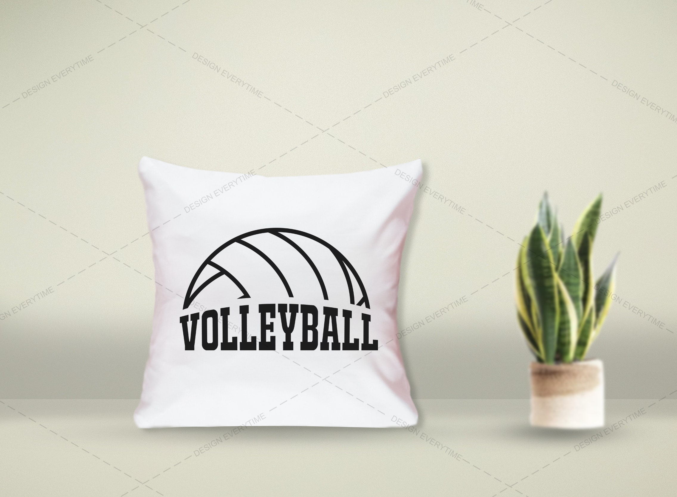 Volleyball Line Art Bundle SVG Sports Vector Volleyball - Etsy