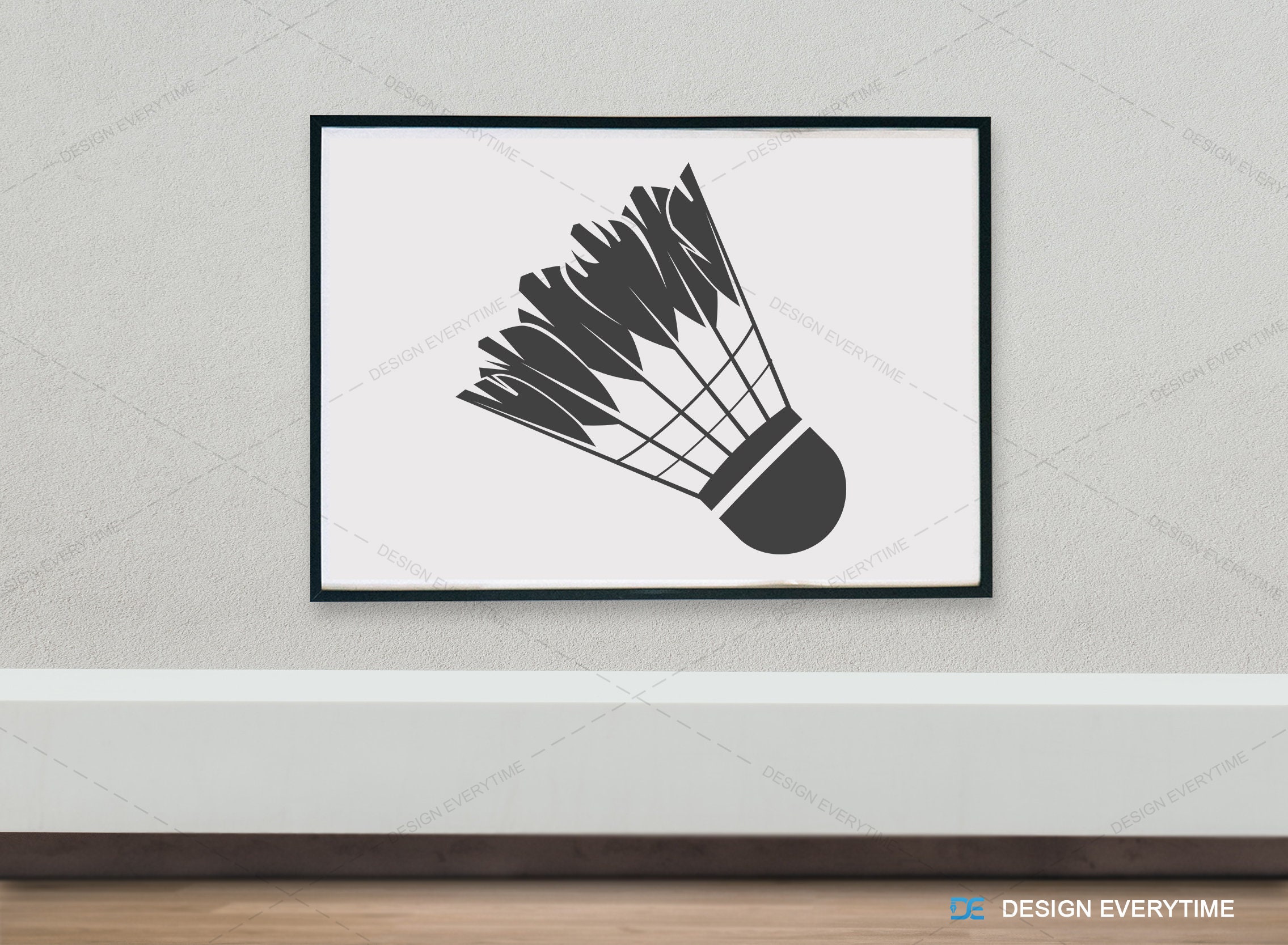 Badminton Vector Bundle SVG, Racket Silhouette, Badminton Illustration ...
