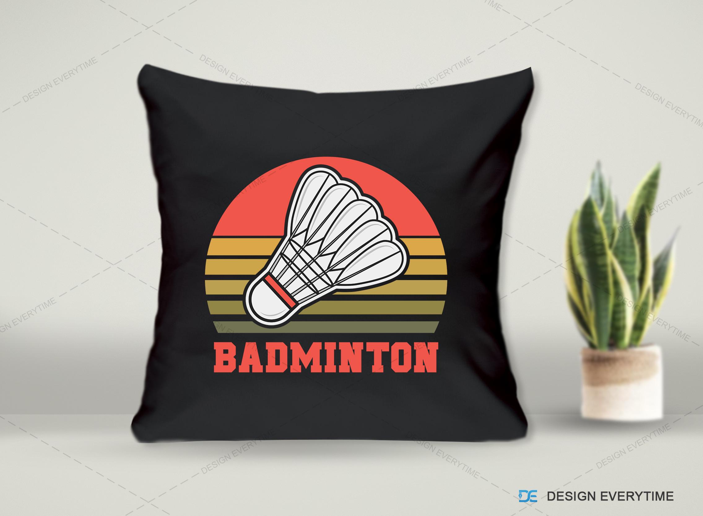 Badminton Typography Bundle, Badminton T Shirt Bundle, Badminton Vector ...