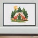 Camping Clipart Vector SVG Design, Outdoor Adventure Graphics, Camping ...
