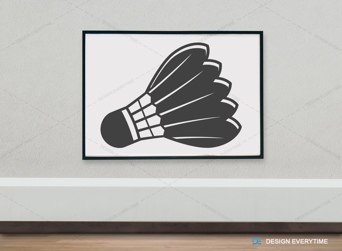 Badminton Vector Bundle SVG, Racket Silhouette, Badminton Illustration ...