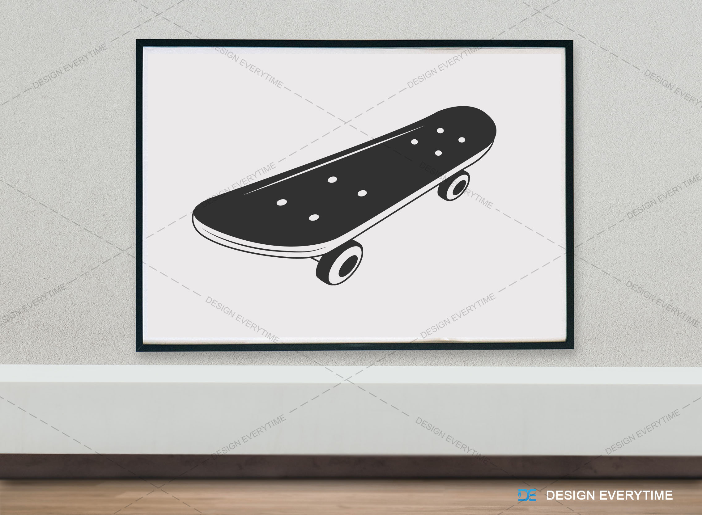 Premium Skateboard Vector SVG Bundle, Skateboarding Typography ...