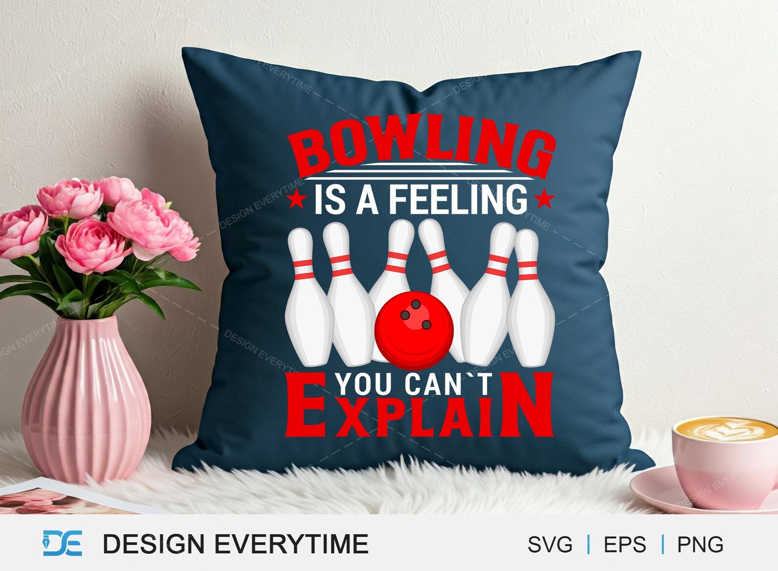 Bowling Typography SVG Design Bundle, Bowling Typography Design, Sports ...
