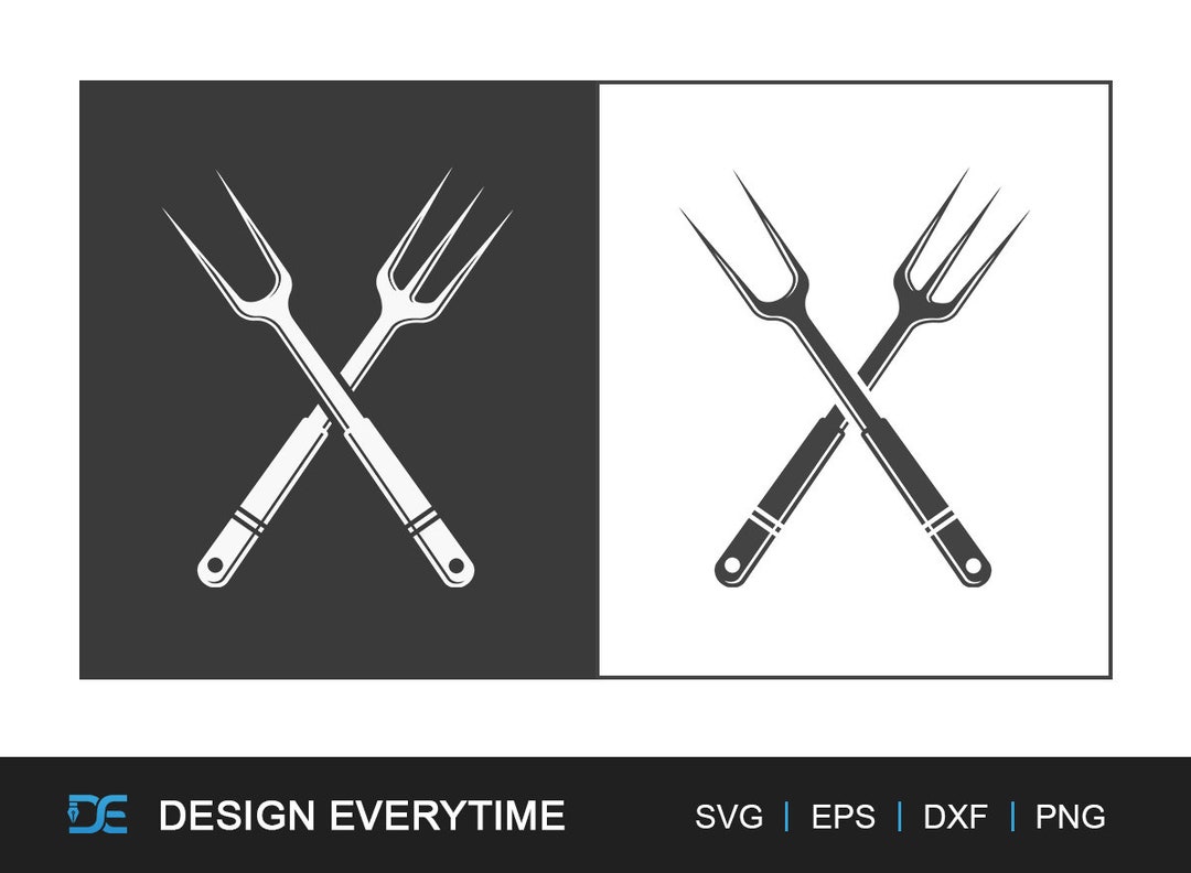 Fork SVG, Cooking Fork Silhouette, Restaurant Equipment, Cooking ...