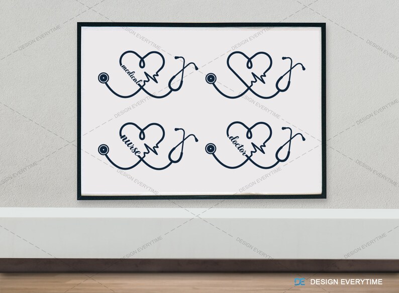 Premium Stethoscope With Heart Shape Design Bundle - Listen to Your ...