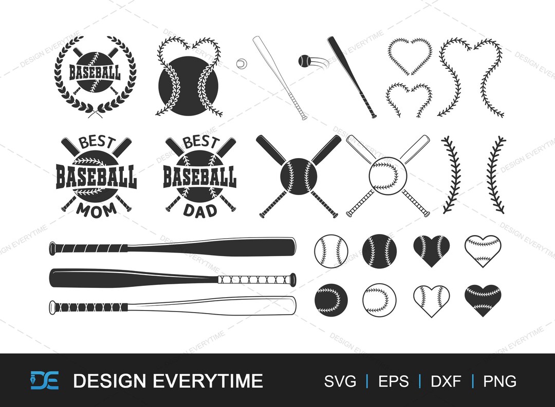 Baseball Vector SVG Sports Silhouette, Baseball SVG, Sports Clipart ...