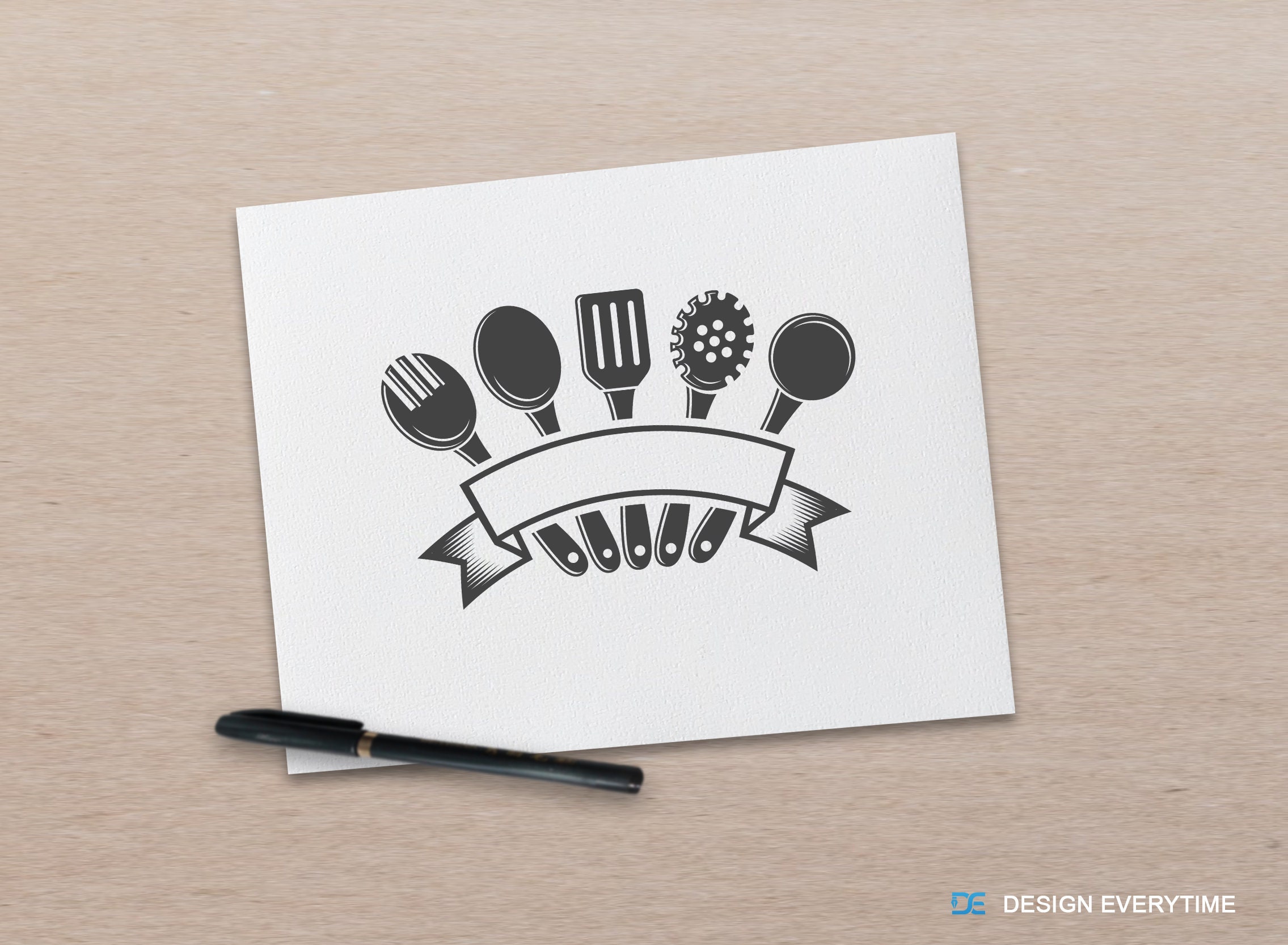 Wooden Spoon SVG, Cooking Spoon SVG, Restaurant Equipment, Cooking ...