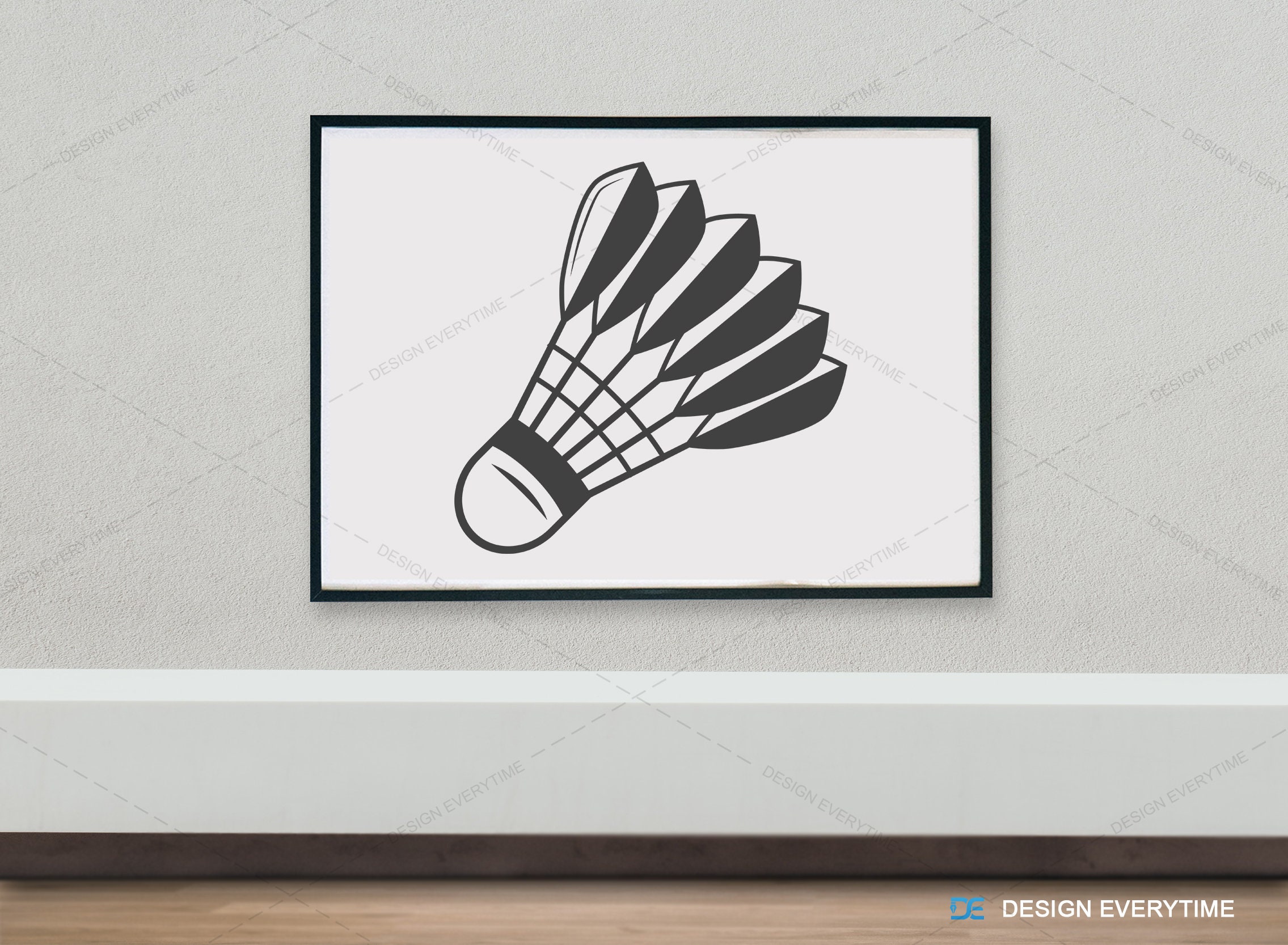 Badminton Vector Bundle SVG, Racket Silhouette, Badminton Illustration ...