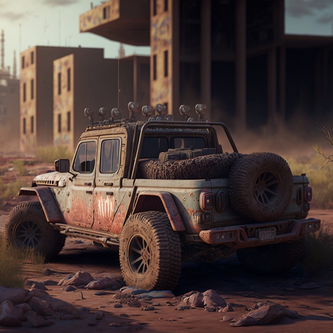 Post Apocalyptic Jeep Gladiator Digital Download - Etsy