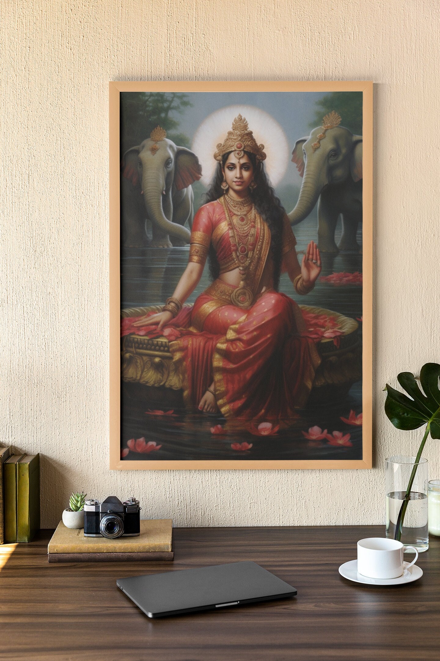 Goddess Lakshmi, Prosperity, Housewarming Gift, Lakshmi Poster, Lakshmi ...