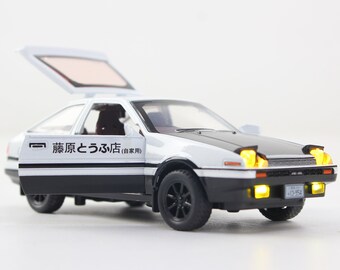 Initial D AE86 Diecast 1/32 Model Toyota Trueno - Etsy