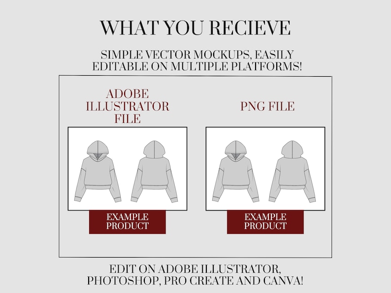 Quarter Zip Clothing Tech Pack Mockup Template, Vector Adobe ...