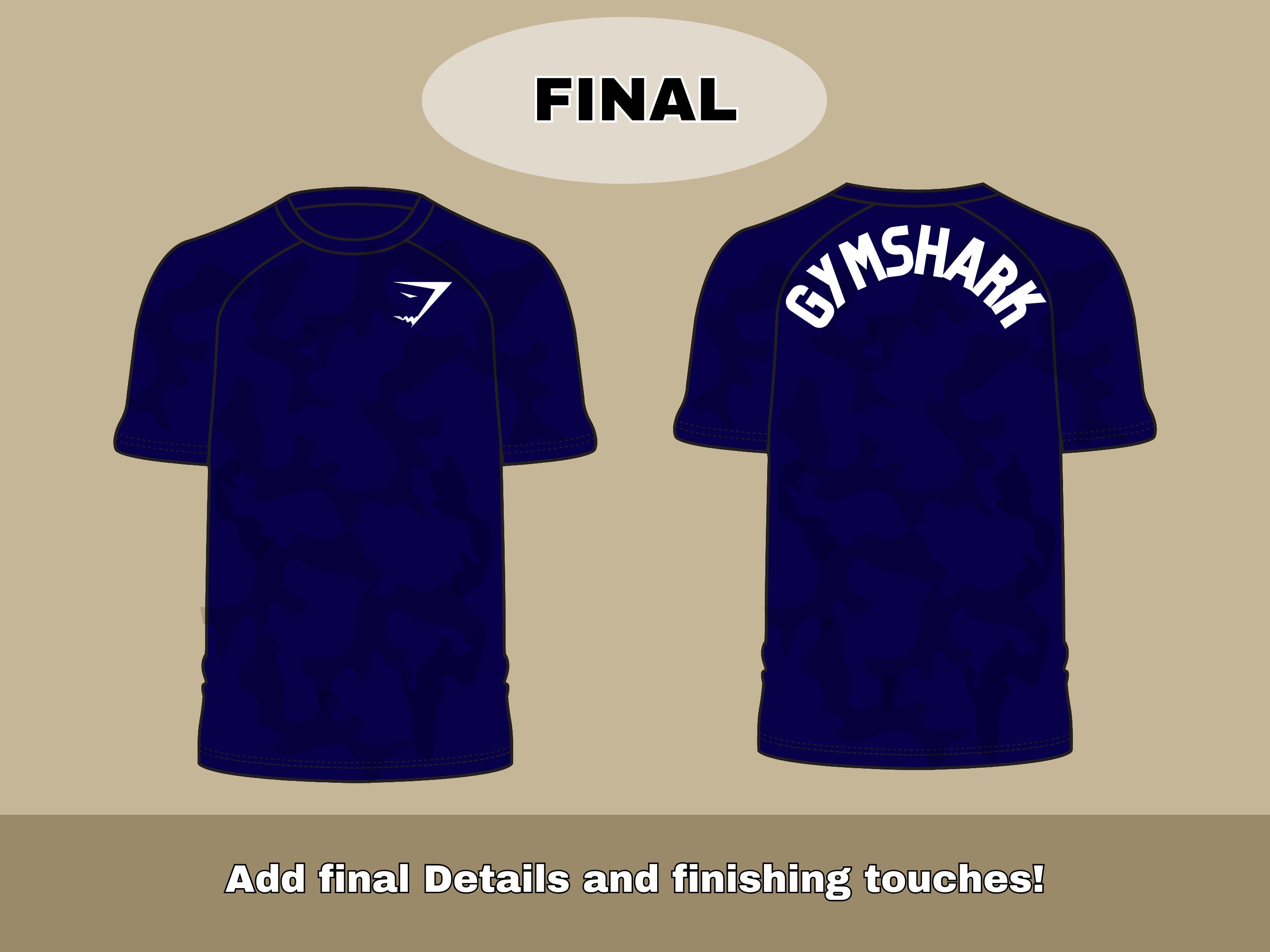 Compression T-shirt Streetwear Mockup Techpack, Athletic Shirt Adobe ...